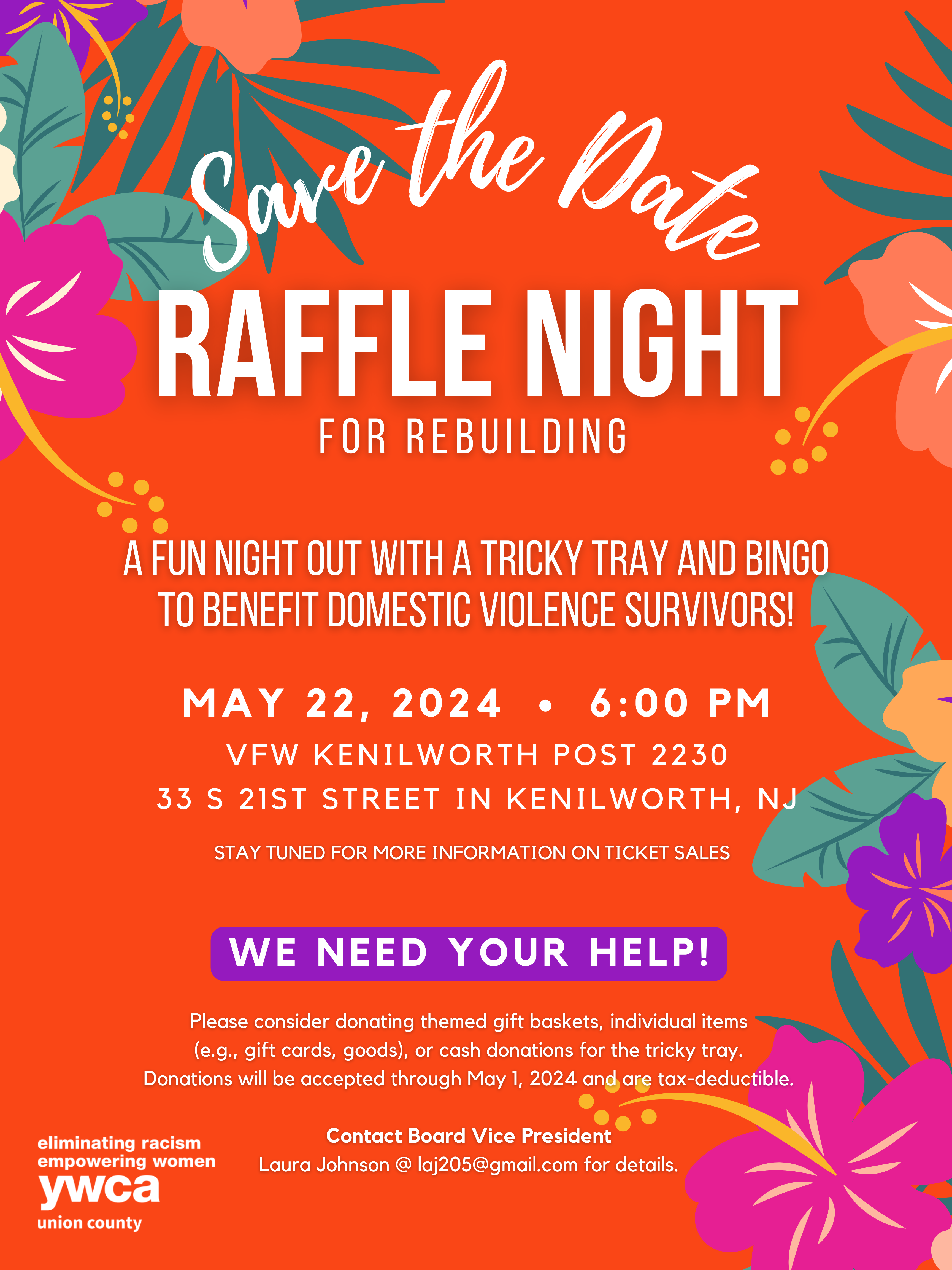 Raffle Night for Rebuilding | YWCA - Eliminating Racism Empowering ...